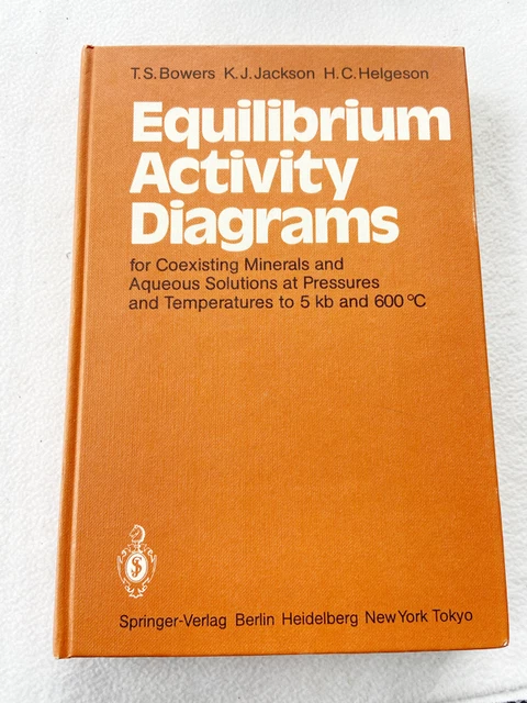 1984 HC EQUILIBRIUM Activity Diagrams: For Coexisting Minerals and ...
