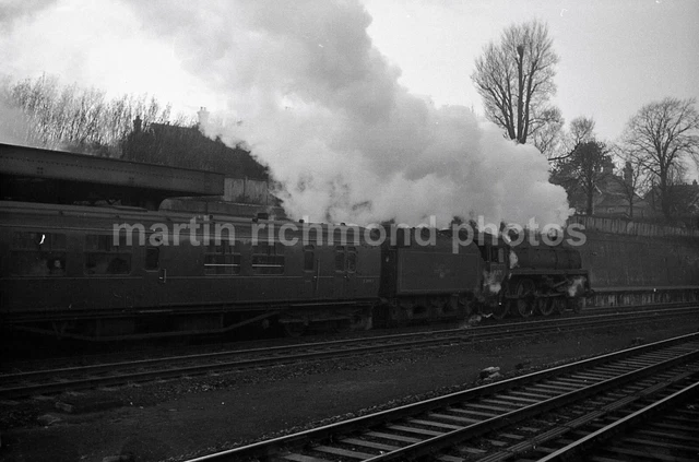 BOURNEMOUTH CENTRAL STANDARD Class 5 73131 19.12.64 Railway Negative ...