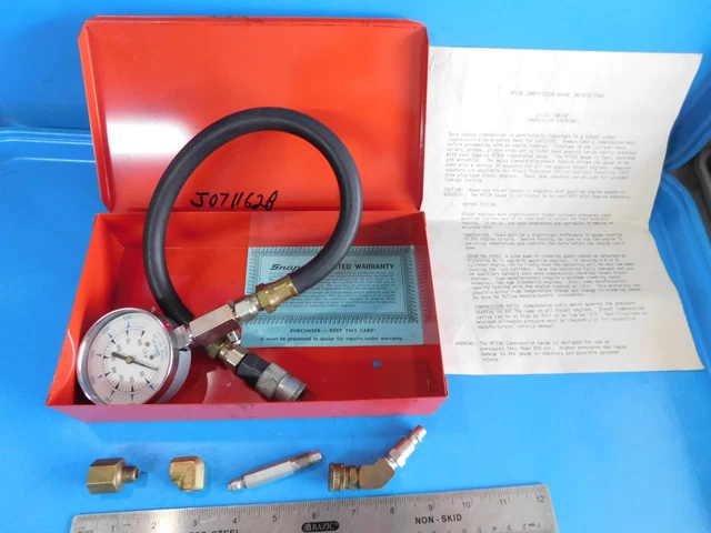 USED,SNAP ON Tools Diesel Compression Gauge In Metal Box £179.15 ...