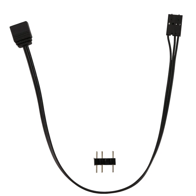 FOR 4PIN RGB to Standard ARGB 3-Pin 5V Adapter Connector RGB Cable 25cm ...