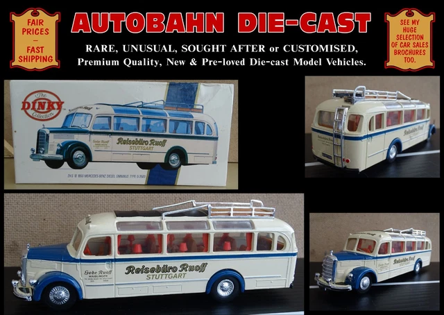 MERCEDES-BENZ DIESEL BUS 1950; Retro Dinky 1:50 Scale Collectors ...