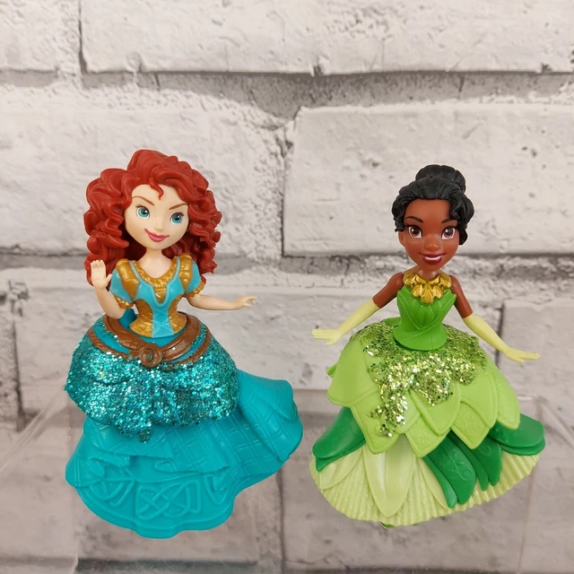 DISNEY LITTLE KINGDOM Royal Clips Merida Brave Tiana Princess & The ...