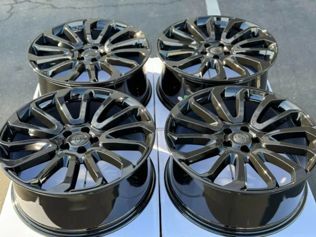 22& WHEELS RIMS Gloss Black Range Rover Autobiography HSE Sport Land ...