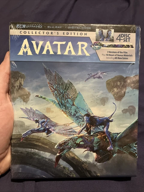 AVATAR (SAM WORTHINGTON) Collectors Edition New 4K Ultra HD Blu-ray Box ...