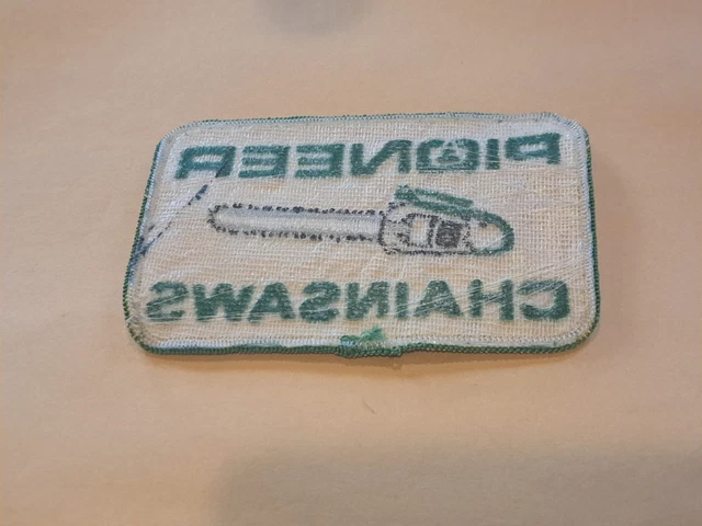 PIONEER CHAINSAW PATCH RARE Embroidered $20.00 - PicClick CA