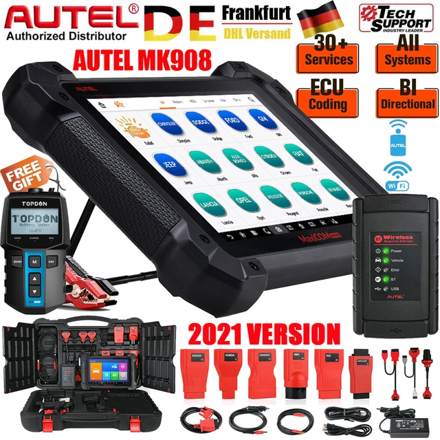 2021 AUTEL MAXISYS MS908 MK908 OBD2 Diagnosegerät ECU Key Programmier ...