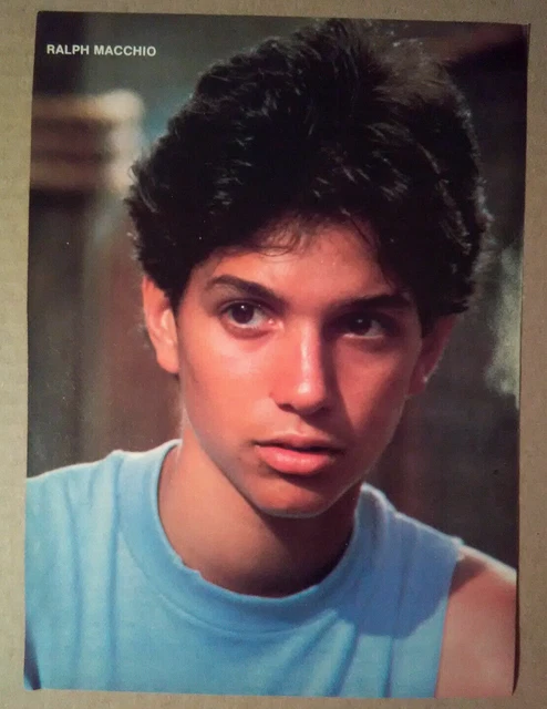 MAGAZINE PINUP~ RALPH MACCHIO ~1980s ~~Back- MICHAEL JACKSON £3.63 ...