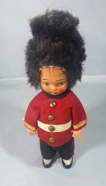 VINTAGE RARE WIND Up Dancing Soldier Guards Dancing Doll £25.64 ...