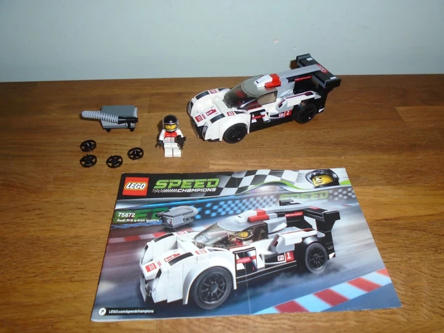 LEGO SPEED CHAMPIONS 75872 - Audi R18 E-tron Quattro - 100% Complete ...
