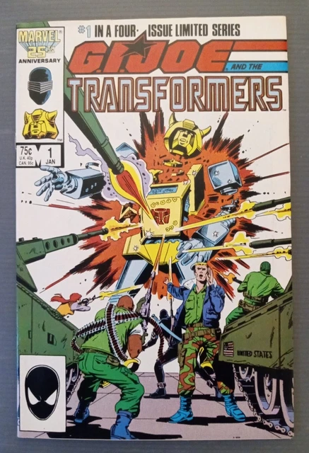 1987 MARVEL COMICS GI Joe et les Transformers #1 bande dessinée EUR 22 ...