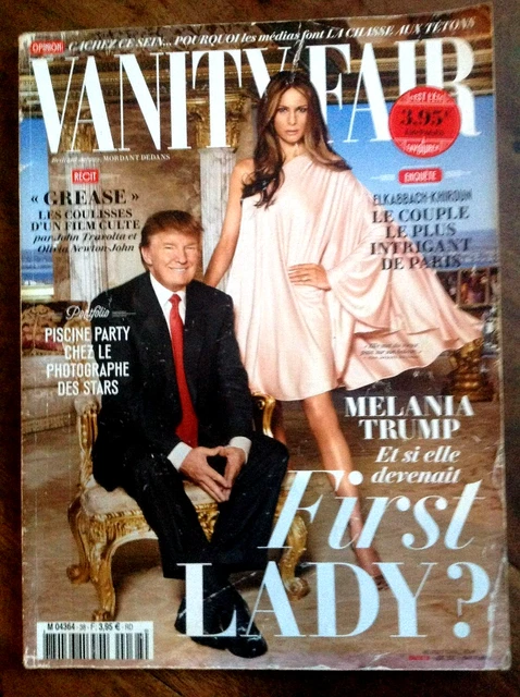 MAGAZINE VANITY FAIR Donald & Melania Trump 2016 rare exemplaire ...