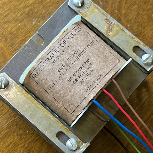 NOS FREED 4.4K 8Ω 20W Push Pull Tube Hifi Output Transformer 4400Ω 8Ω ...