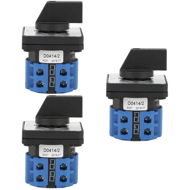 3 POSITION SWITCH Selector Switch Rotary Switch Changeover Switch £22. ...