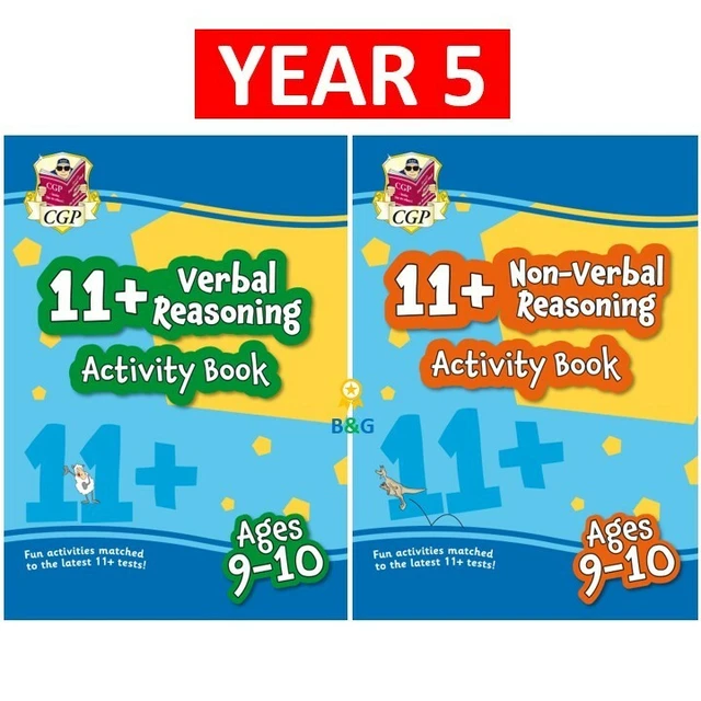 11 PLUS YEAR 5 Activity Book Verbal Non Verbal Reasoning with Answer ...