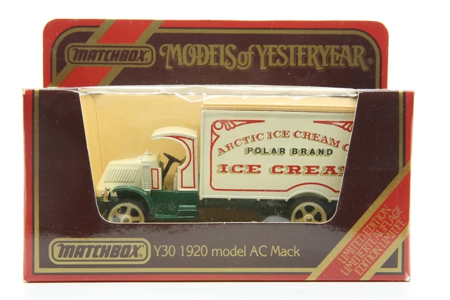 MATCHBOX MODELLI DEL passato - Y30 - AC Mack Truck - Gelato artico - In ...