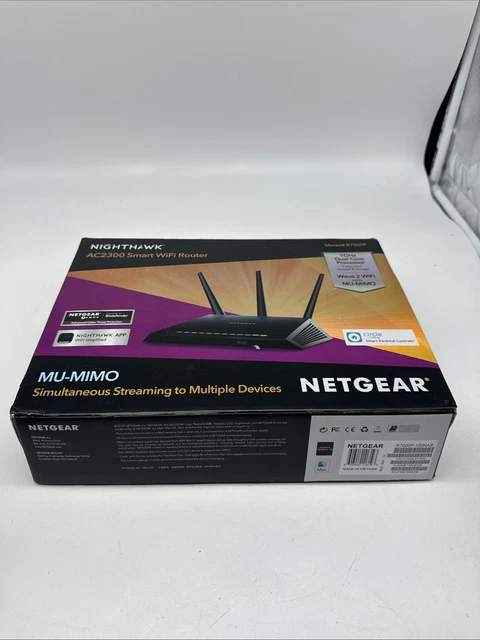 NETGEAR NIGHTHAWK AC2300 Smart Wifi Router Model R7000P WiFi 5 Open Box ...