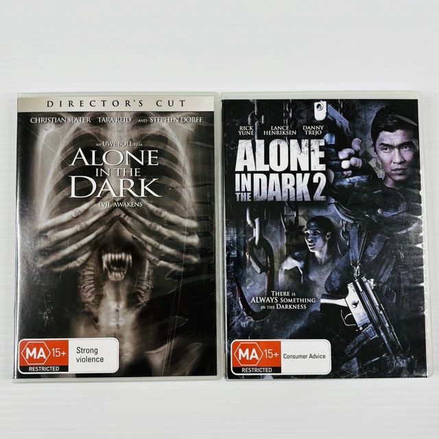 ALONE IN THE Dark 1 & 2 DVD Region 4 PAL Tracked Postage Director’s Cut ...