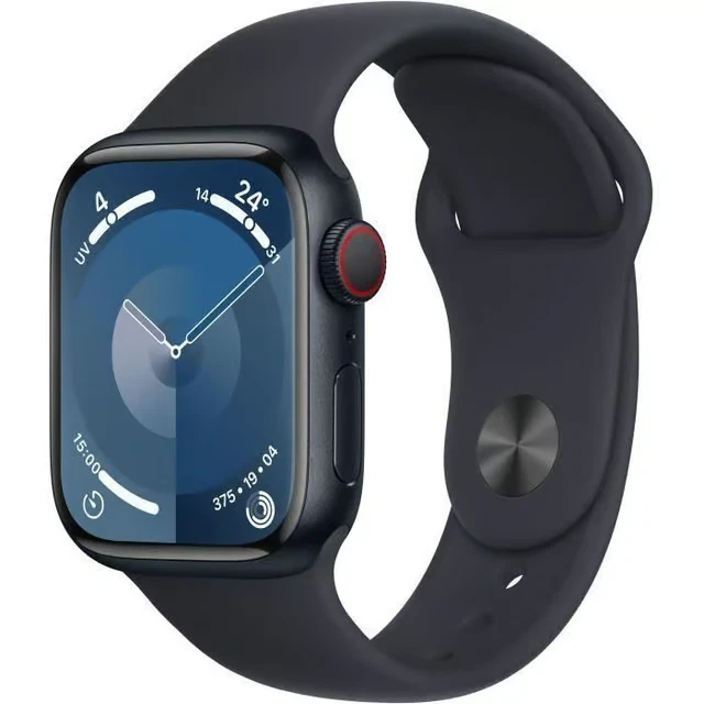 APPLE WATCH SERIES 9 45mm Aluminum GPS Midnight 90% Battery Boxed ...