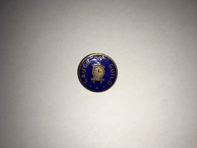 C1950S VINTAGE GUAGE “O” GUILD (RAILWAY) ENAMEL PIN BADGE £19.99 ...