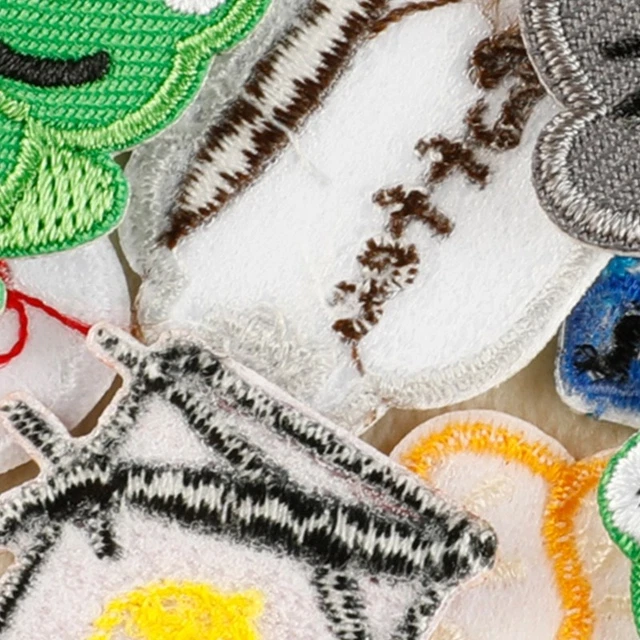 22 PCS TANGHULU Iron on Patches Frogs Embroidered Patches House Sewing ...