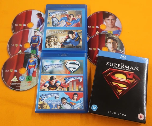 SUPERMAN - 1978-2006 - The 5 Film Collection - Blu-ray Box Set! £14.99 ... SUPERMAN - 1978-2006 - The 5 Film Collection - Blu-ray Box Set! £14.99 ...