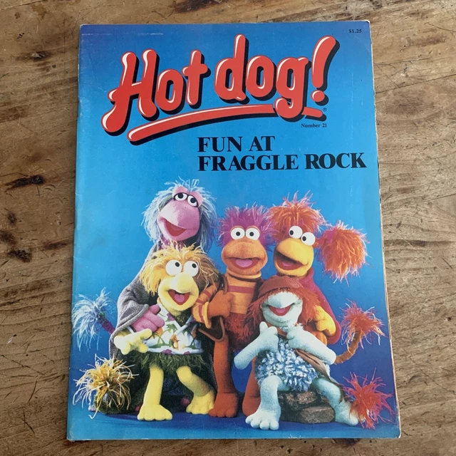 VINTAGE 1982 FRAGGLE ROCK Hot Dog Magazine No. 21 Scholastic books £19. ...