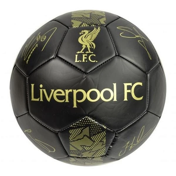 LIVERPOOL FC FOOTBALL Phantom Signature Soccer Ball Black Size 1 Mini ...