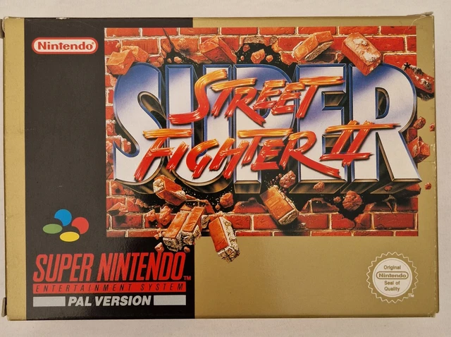SUPER STREET FIGHTER II (2) PAL - SNES Super Nintendo CIB with Manual ...