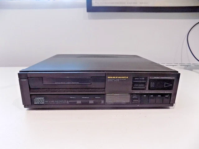 LECTEUR CD COMPACT Marantz CD273 noir PIÈCES DE RECHANGE/PIÈCES ...