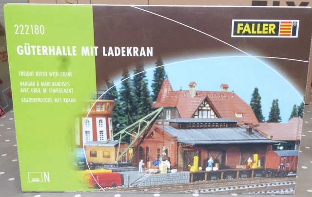 FALLER 222180 N Kit de Construction Hangar à Marchandises Avec Grue ...