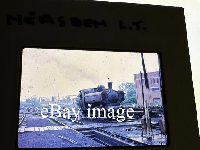 ORIGINAL 35MM RAILWAY Slide Neasden LT Shed ex-GWR Pannier Tank ...