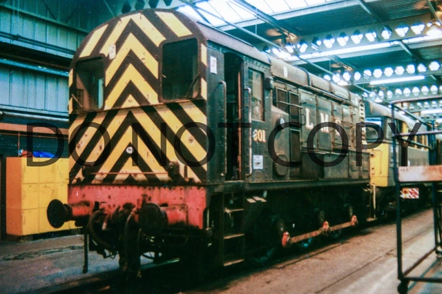 UK DIESEL TRAIN Railway Photograph Of Class 08 08601 Loco. Rm08-188 £1. ...
