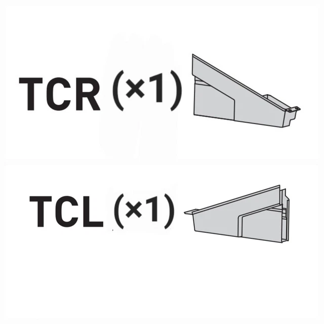 KETER FACTOR SHED Replacement Parts TCR (x1) and TCL (x1) $87.62 - PicClick