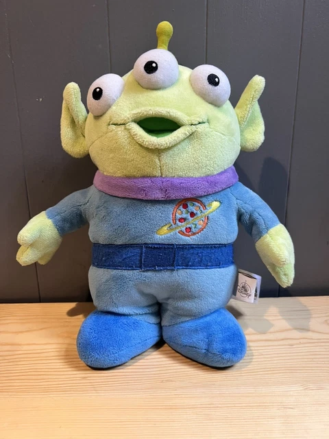 PIXAR DISNEY STORE Toy Story 3 - Space Alien - Plush Soft Toy Stuffed ...