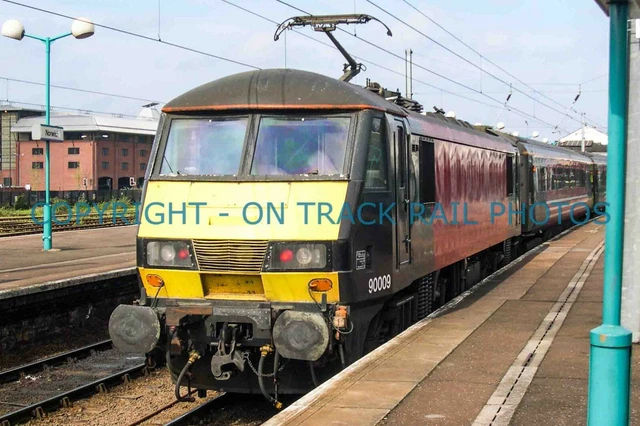 UK RAILWAY PHOTOGRAPH Of Class 90 90009. Rm90-55 £1.70 - PicClick UK
