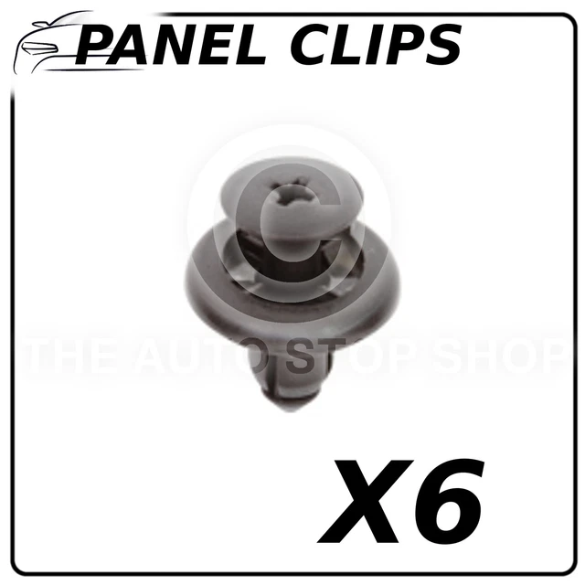 CLIPS PANNEAU CLIPS Bordure 8MM Ford Fiesta 2009 Paquet De 6 Pièce N ...