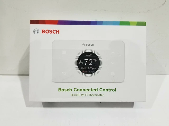 BOSCH BCC50 CONNECTED Control Smart 7-Day Programmable Thermostat ...