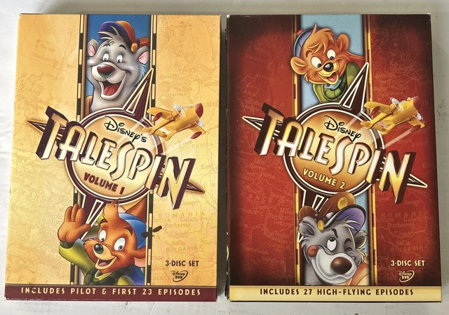 WALT DISNEY’S TALE Spin Vol. 1 & 2 (DVD, 2006/2007) Pre-owned FAST ...