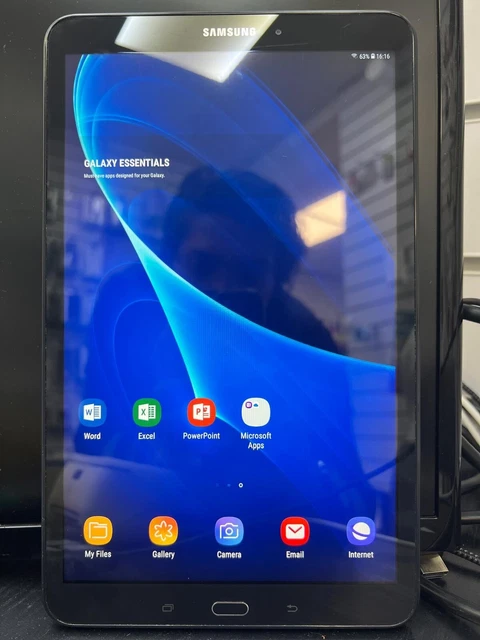 SAMSUNG GALAXY TAB A6 SM-T580 10.1" Wifi Tablet Black Good Condition ...