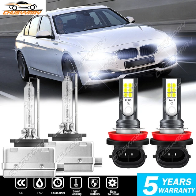 FOR 2009-2013 BMW 328i Front HID Headlight Hi/Lo Beam Daytime Running ...