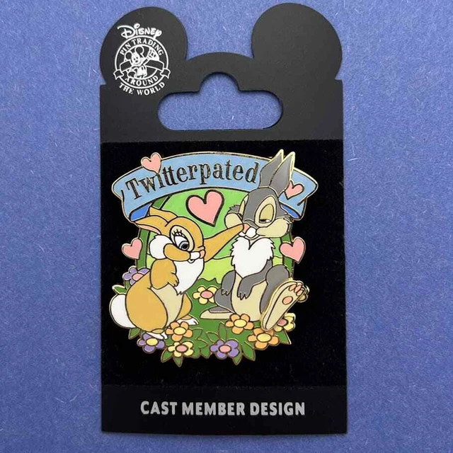 DISNEY TWITTERPATED THUMPER & Miss Bunny Bambi LE 500 Pin *ARTIST ...