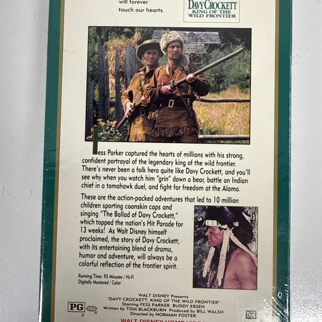 WALT DISNEY'S DAVY CROCKETT: King the Wild Frontier NEW & SEALED £7.14 ...