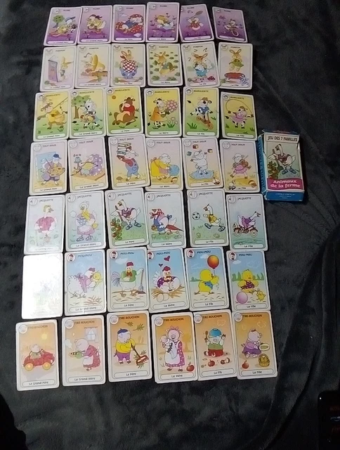 JEU DES 7 FAMILLES - Cofalu Animaux De La Ferme EUR 4,00 - PicClick FR