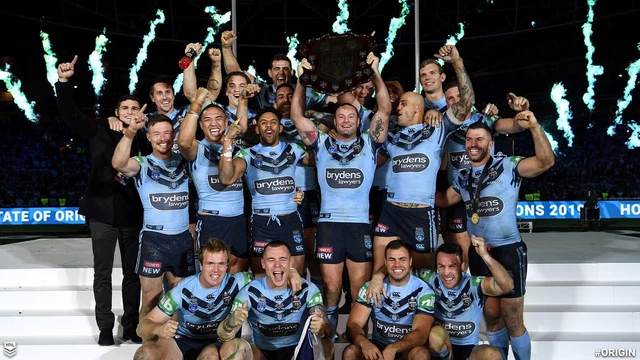 NSW BLUES STATE Of Origin Nrl Rugby Team Player Photo,Bargain Champions ...