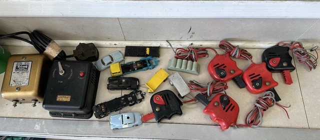 TRIANG MINIC MOTORWAYS Power Supply Units + Controllers + Cars Bundle £ ...