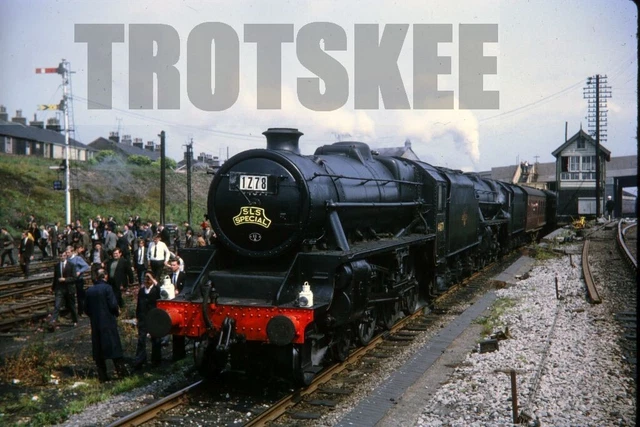 35MM SLIDE BR British Railways Steam Loco 44871/ 44894 Class 5MT c1968 ...