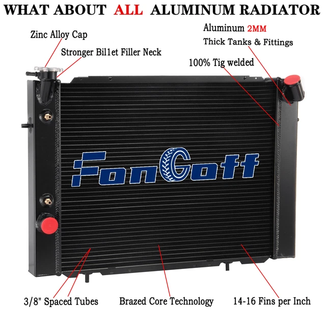 3 ROWS ALUMINUM Radiator For Holden Commodore VB VC VH VK V8 1979-1985 ...