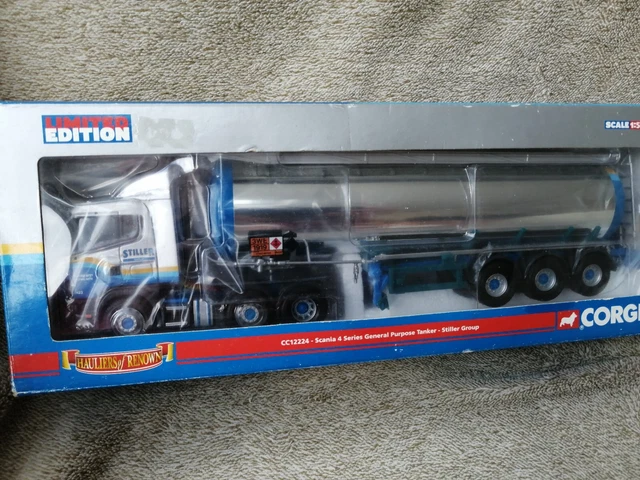 CORGI, CC12224, 1:50 scale, SCANIA, TANKER, STILLER, LIMITED EDITION ...