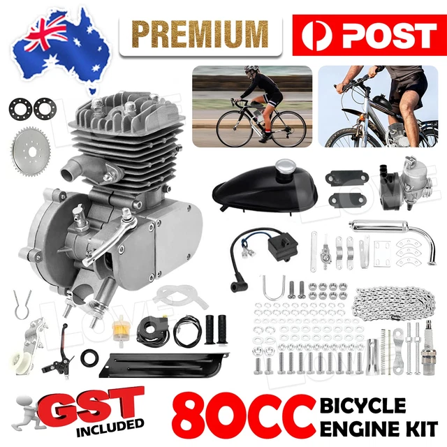 BT-80 80CC MOTOR ENGINE KIT for MOTORISED BICYCLE PUSH BIKE PETROL $158 ...