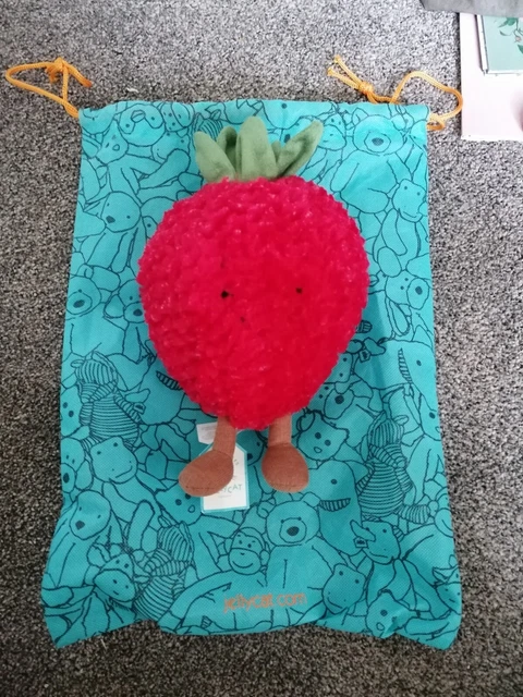 JELLYCAT AMUSEABLE STRAWBERRY £25.00 - PicClick UK
